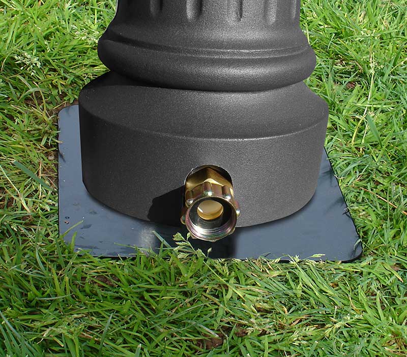 Faucet Post (with hose adapter & ground spike)