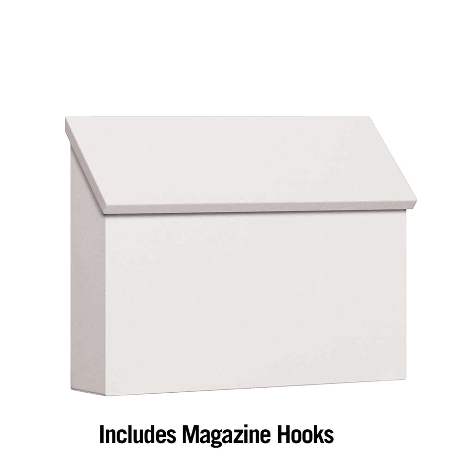 Horizontal Wall Mounted Traditional Mailbox