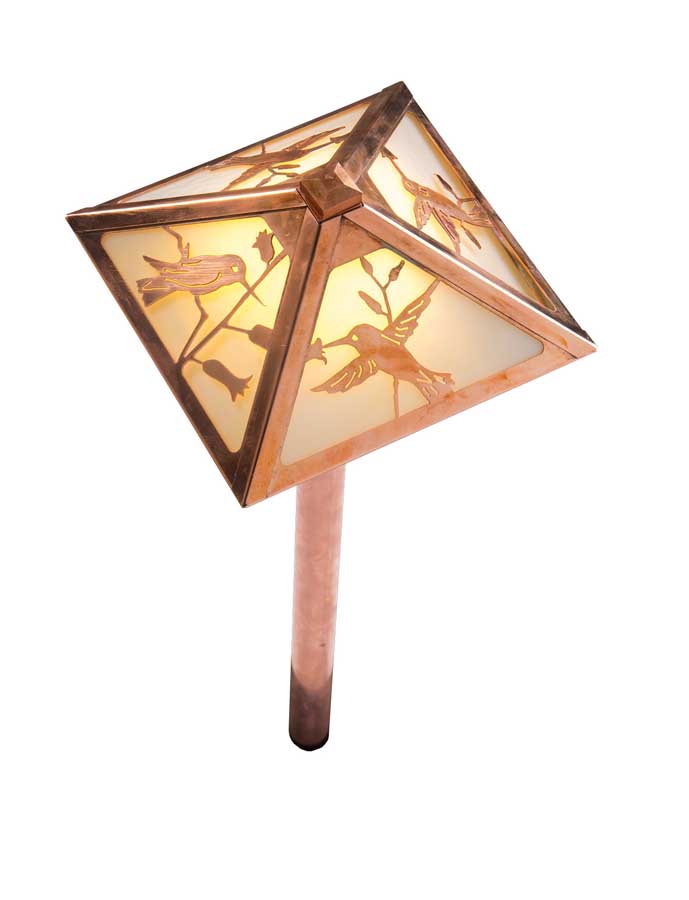 Hummingbird pyramid path light - LED