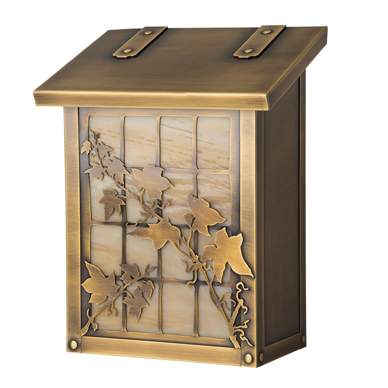 Ivy on Grid Vertical Mailbox
