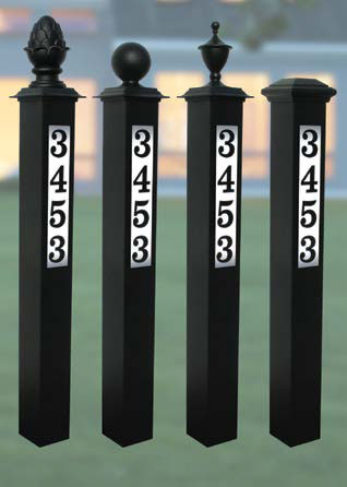 Lighted Address Post