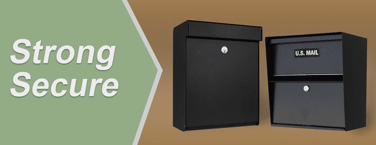 Locking Wall Mounted Mailboxes
