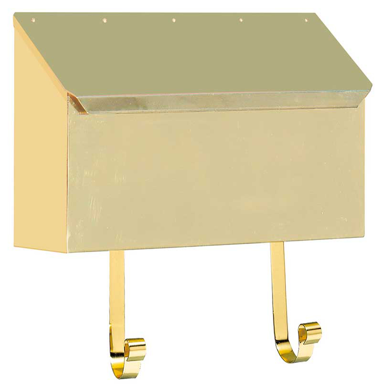 MB500 Wall Mount Brass Mailbox