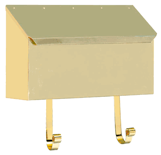 MB500 Polished Brass Mailbox - Clearance