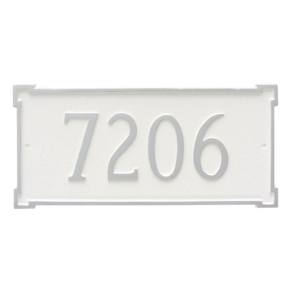New Yorker Standard One Line Address Sign Plaque