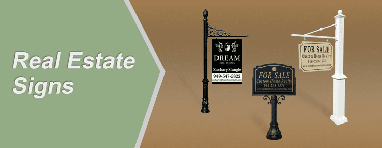 Real Estate Signs and Posts