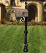 Brass & Copper Mailbox, Post Mounted Mailboxes