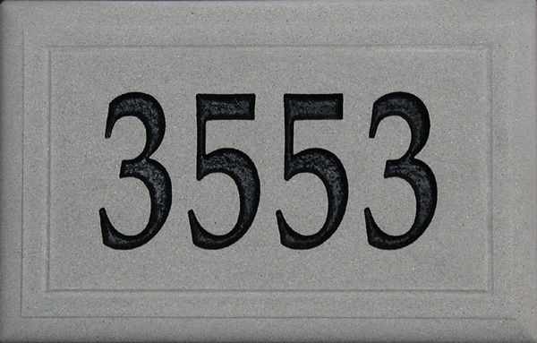 Small Surface Mount Address Block