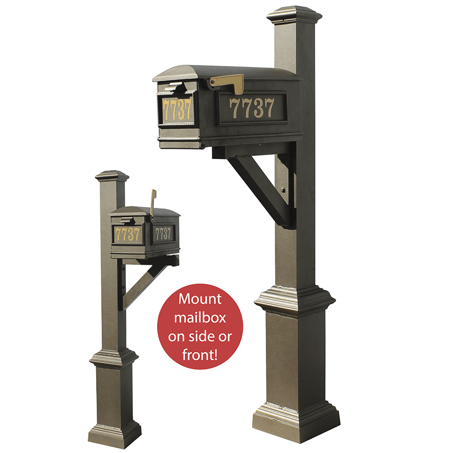 Builder Series Mailbox w/ Westside Square Post
