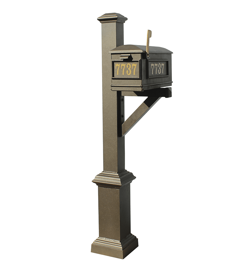 Builder Series Mailbox w/ Westside Square Post