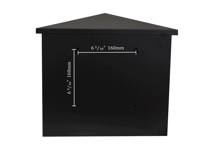 Winfield Series Summit Wall Mount Locking Mailbox