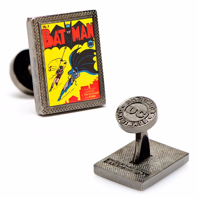Batman First Issue Comic Book Cover Cufflinks