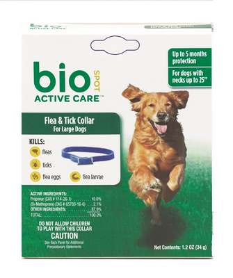 Bio Spot Flea and Tick Collar with IGR for Dogs, 5 Month Supply at ...