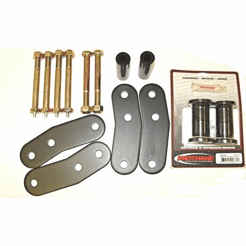 1826519 HD Rear Leaf Spring Shackles, 1-Inch Lift, 87-95 Jeep Wrangler ...