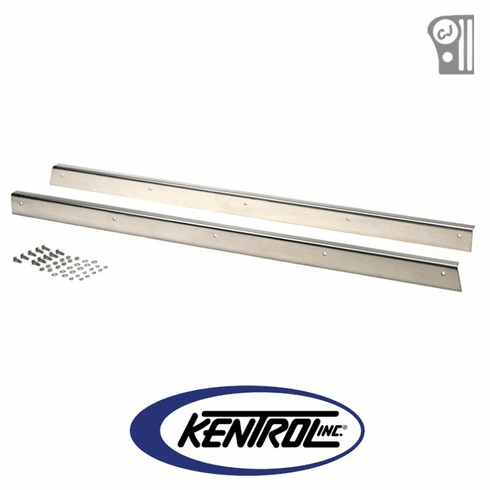 Kentrol 30413 Polished Stainless Steel Rocker Guard Set - Midwest Jeep ...