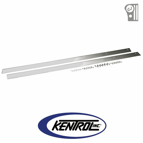 Kentrol 30414 Polished Stainless Steel Rocker Guard Set - Midwest Jeep ...