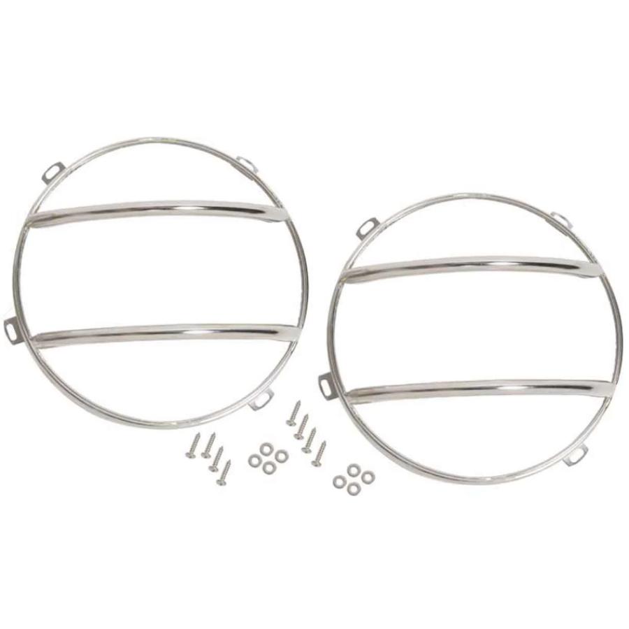 Kentrol 30573 Euro Headlight Guards (pair) Jeep Wrangler JK 2007-2018 ...