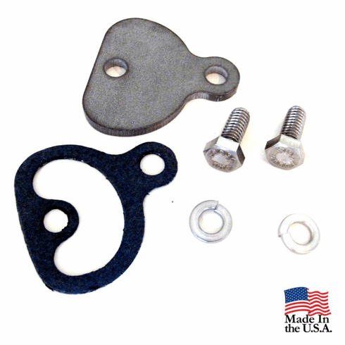 Jeep Part 3180411P Stainless Steel Choke Tube Block Off Plate for 1967 ...