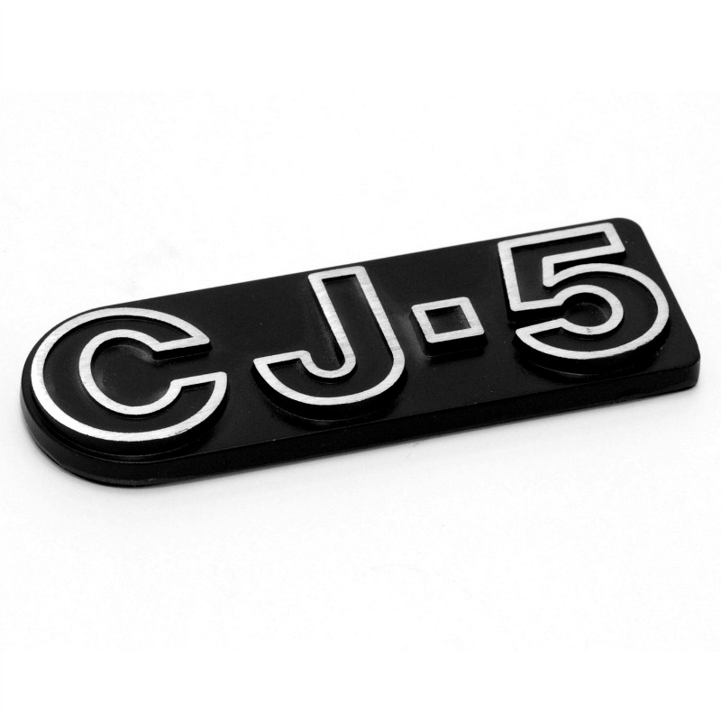 DMC-5455179 Jeep CJ5 Emblem, Stick On, fits 1972-1983 Jeep CJ5, MOPAR ...