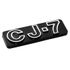 DMC-5457017 Jeep CJ7 Emblem, Stick On, fits 1976-1986 Jeep CJ7, MOPAR ...