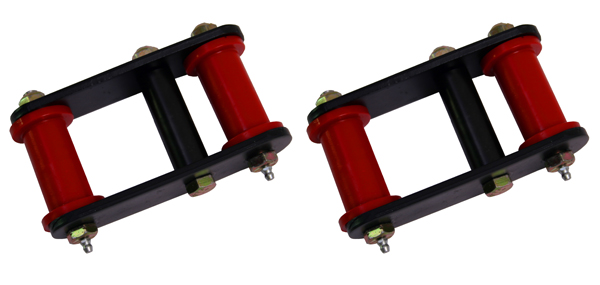 1826504 HD Front and Rear Leaf Spring Shackles, 55-75 Jeep CJ Models by ...