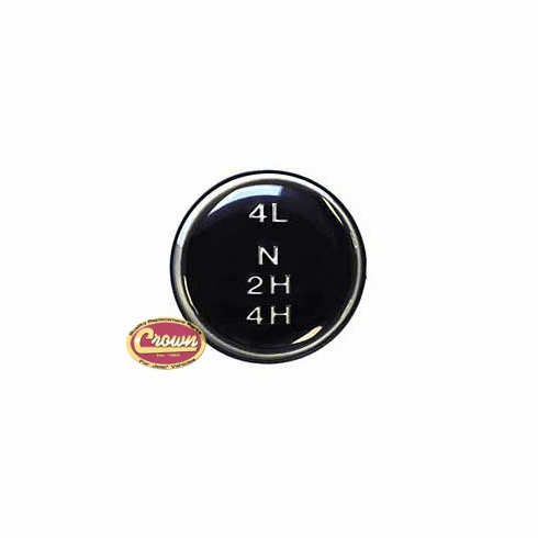 Crown J3241430 Jeep Transfer Case Shift Pattern Plate - Midwest Jeep Willys