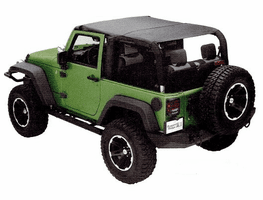 Jeep Wrangler JK, Wrangler Unlimited Soft Tops and Soft Top Accessories