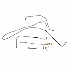 Jeep Complete Formed Steel Fuel Line Kits - Midwest Jeep Willys