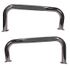1159302 3-Inch Round Tube Side Steps, Stainless Steel, 76-83 Jeep CJ7 ...