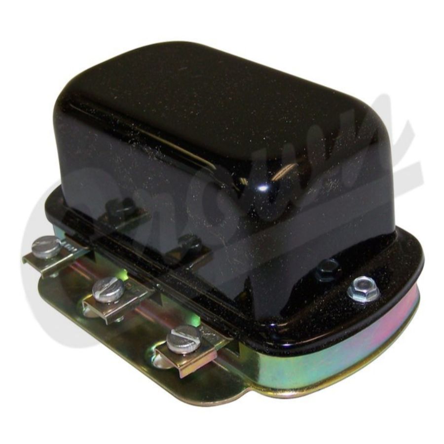 Crown 923131 6 Volt Voltage Regulator, Fits 1945-1956 Jeep CJ's ...