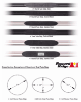 Rugged Ridge Jeep Wrangler JK Tube Steps - Jeep Accessories
