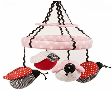 Mod Pod Pop Ladybug Musical Mobile by Kidsline