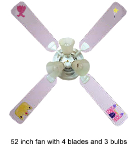 Out of Stock Ceiling Fans for Girls Room Princess with Lights