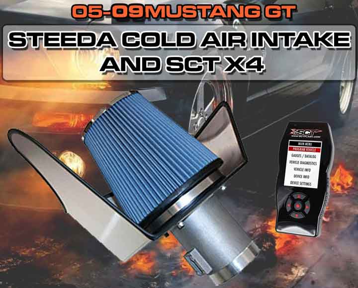 2005-09 Mustang GT Roush M-90 Cold Air Intake and Brenspeed Calibration ...