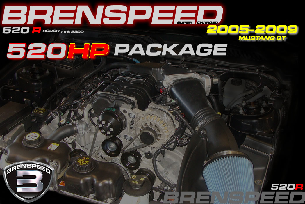 2005-09 Brenspeed 520R ROUSH TVS2300 Supercharger Package 520HP