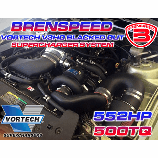 2005-09 Mustang GT HIGH OUTPUT Vortech BLACKED OUT Supercharger V3 ...