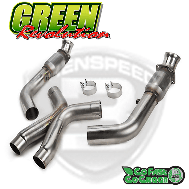2011-2014 Mustang GT KOOKS GREEN Catted X Pipe for KOOKS LT Headers 11413300