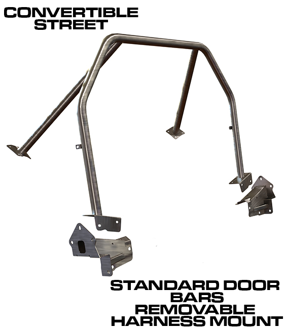 2005-2014 Mustang Convertible Street 4-point Maximum Motorsports Roll ...