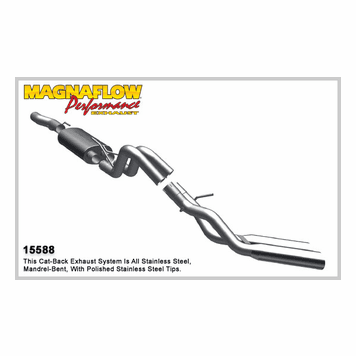 2010 SVT Raptor 6.2L V8 Magnaflow DUAL SAME SIDE EXIT BEHIND PASSENGER ...