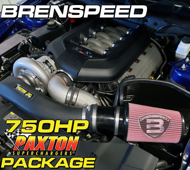 2011-14 Mustang Paxton Supercharger 750HP Brenspeed Package Stage 3