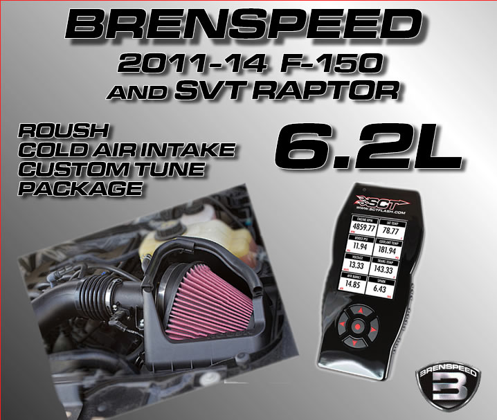 2011-14 F-150 6.2L Roush Cold Air Intake and Custom Tuner Package