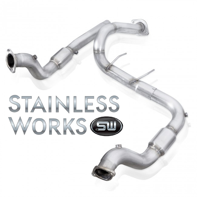 2017-18 F-150 Raptor EcoBoost Stainless Works Full 3" Downpipe High ...