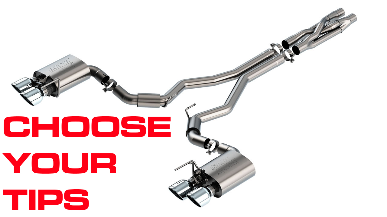 2020-22 Mustang GT500 Borla Cat-Back Exhaust System ATAK