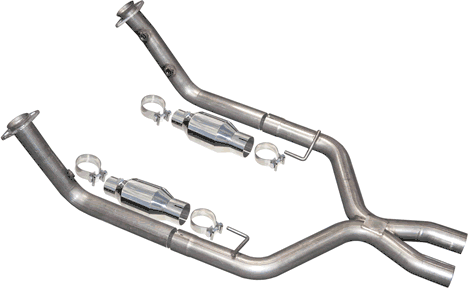 99-04 MUSTANG GT HIGH FLOW CATTED X PIPE PYPES