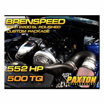 Brenspeed 552HP Paxton NOVI 2200 SL Supercharger Package Polished (05 ...
