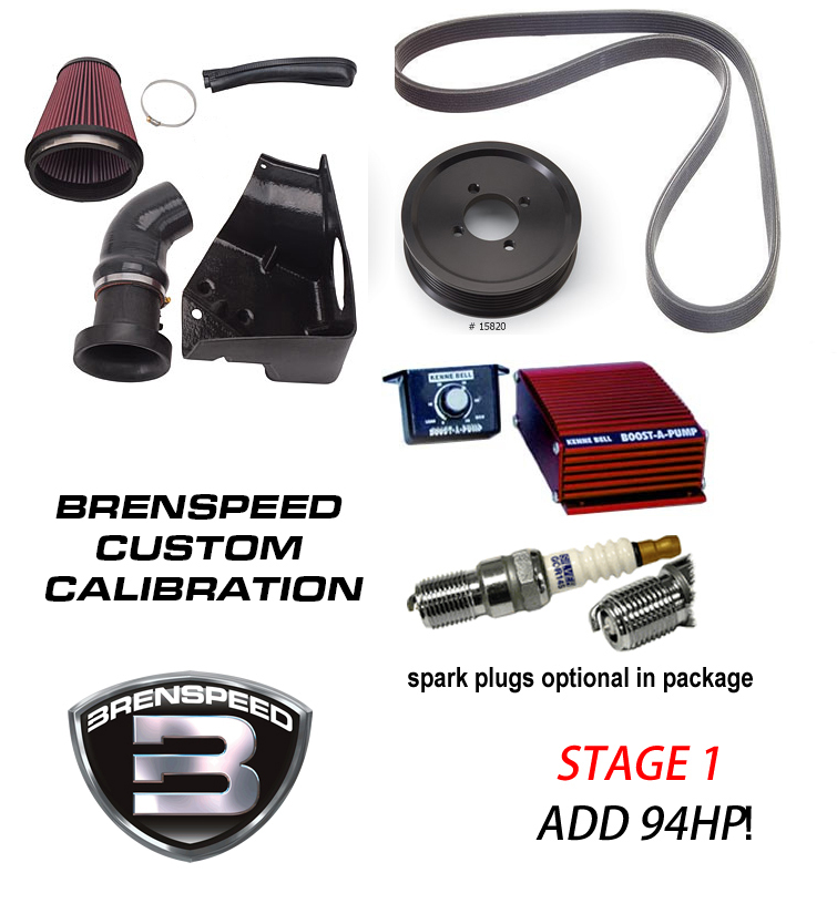 Brenspeed Stage 1 560 HP E-Force Supercharger UPGRADE Package 05-2010 ...