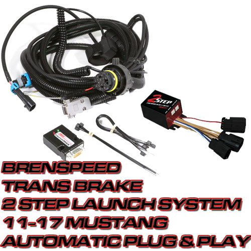 Brenspeed Trans Brake 2 Step Launch System 11-17 Mustang Automatic ...