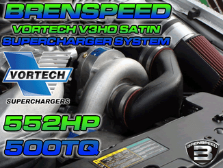 Mustang GT HIGH OUTPUT Vortech Supercharger V3 Brenspeed Package (05-10)