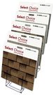 In Stock Sample Board Displays, Building Materials Racks RWIREworks