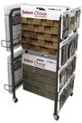 In Stock Sample Board Displays, Building Materials Racks RWIREworks